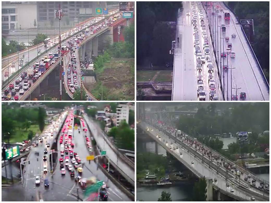 beograd saobracaj kisa kolaps fotografije | Mondo