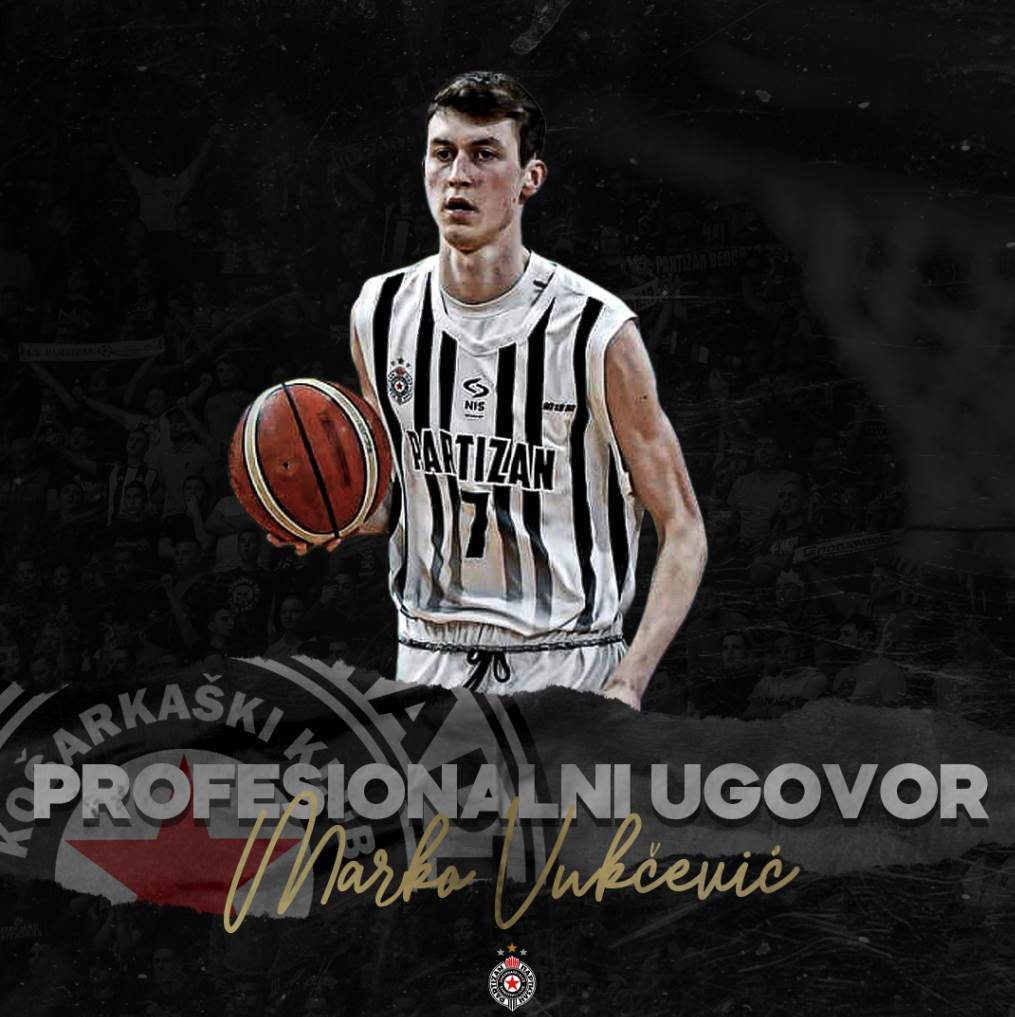 kk partizan marko vukcevic potpisao profesionalni ugovor superliga ...